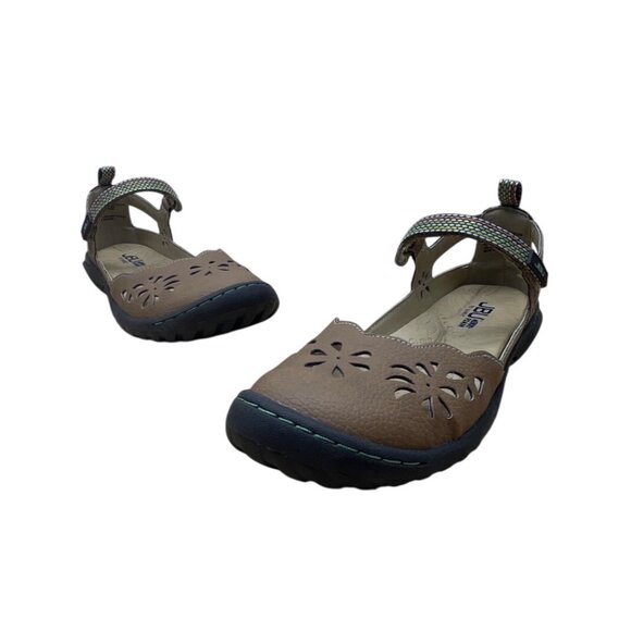 JBU | Shoes | Jbu Deep Sea Encore Womens Oatmeal Brown Daisy Cutout ...